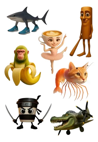 Brainrot 50 Stickers | Cuotas sin interés