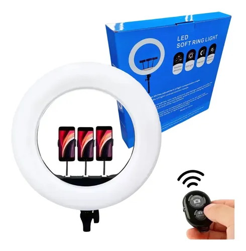 Ring Light 18 Polega Led 80w Profissional Grande Tripé 2.1m | Frete grátis