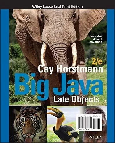 Big Java Late Objects - Horstmann, Cay S., De Horstmann, Cay S ... Big Java Late Objects - Horstmann, Cay S., De Horstmann, Cay S ...
