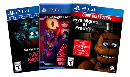 Kit Fnaf Security Breach + Help Wanted + Core Collection Ps4 | MercadoLivre