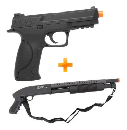Shotgun Airsoft M58b Spring Pistola Airsoft Double Eagle Frete Grátis