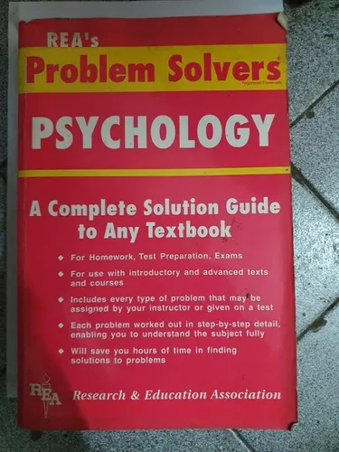 Psychology Problem Solver Rea Psychology Problem Solver Rea