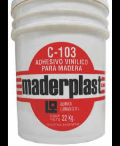 Cola Vinilica Maderplast C-103 X 22 Kg Envío Gratis Cola Vinilica Maderplast C-103 X 22 Kg Envío Gratis