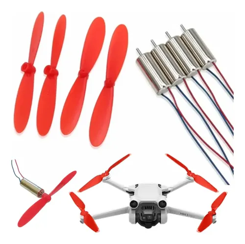 4 Piezas Motor 3.7v 50000 Rpm + Hélice Mini Dron Arduino | Meses sin ...