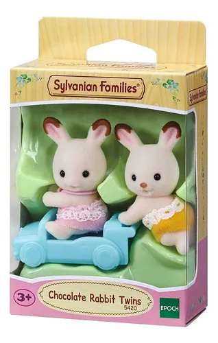 Sylvanian Families Gemelos Conejo Chocolate Ternurines Envío Gratis