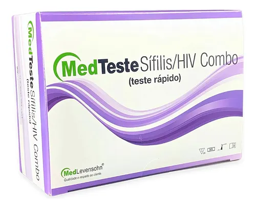 Teste Rápido Hiv Sífilis Combo Teste Hiv Kit C 25 Medteste