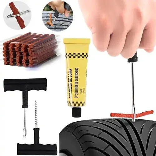 Kit Reparo Pneu Remendo Profissional Carro Moto Macarrão | MercadoLivre Kit Reparo Pneu Remendo Profissional Carro Moto Macarrão | MercadoLivre