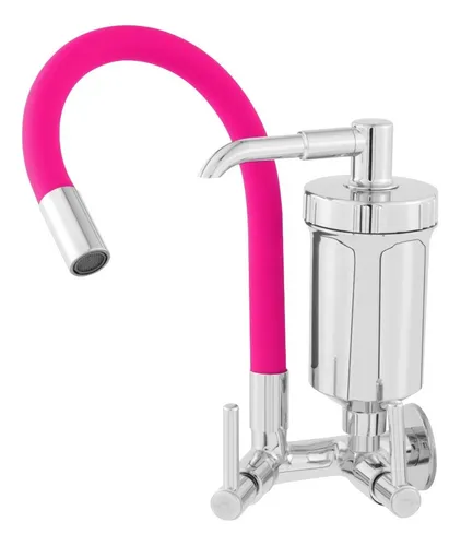 Torneira Gourmet Com Filtro De Parede Pia Cozinha Metal Frete Grátis