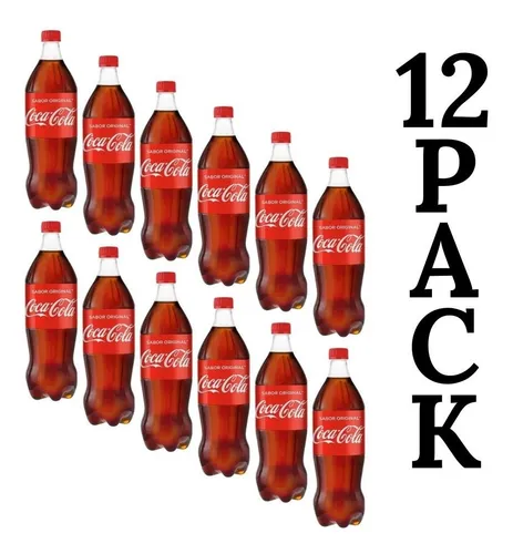 Paquete De 12 Refrescos Coca Cola De 1 Litro Pet Nr Paquete De 12 Refrescos Coca Cola De 1 Litro Pet Nr