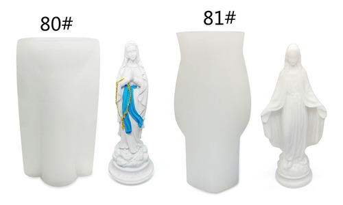 Molde Silicona Virgen María Vintage S1080xn Cuotas Sin Interés
