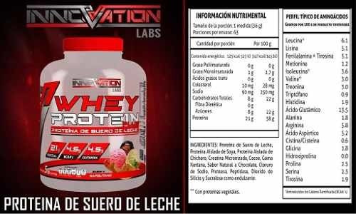 Suplemento En Polvo Innovation Labs Whey Protein Plus Proteínas Meses
