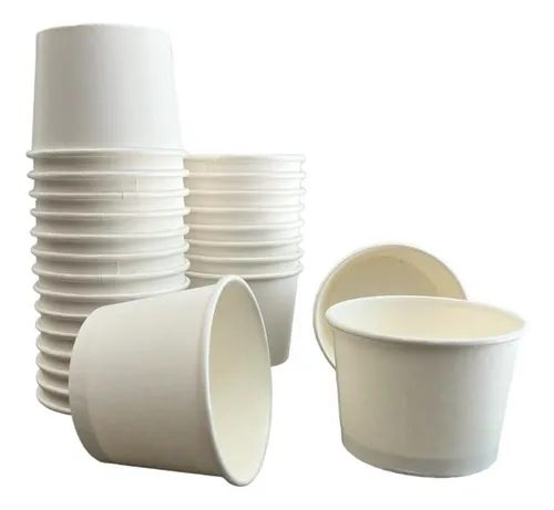 Pote De Papel Branco Liso 360 Ml Biodegradavel 100 Unidades | MercadoLivre Pote De Papel Branco Liso 360 Ml Biodegradavel 100 Unidades | MercadoLivre