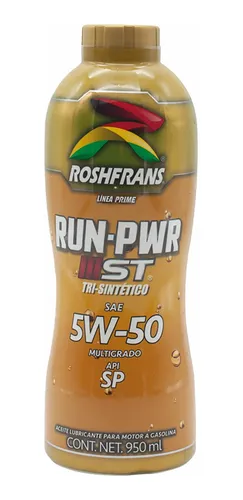 Aceite Motor 100% Sintético Roshfrans Run-pwr 5w50 950 Ml | MercadoLibre Aceite Motor 100% Sintético Roshfrans Run-pwr 5w50 950 Ml | MercadoLibre