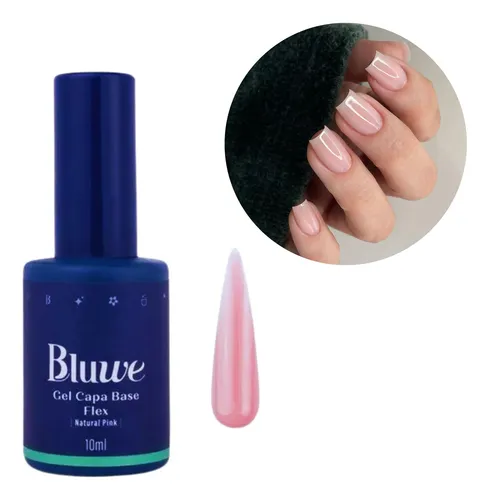 Gel Lara Machado Capa Base Flex Natural Pink Bluwe 10ml Nfe Mercadolivre