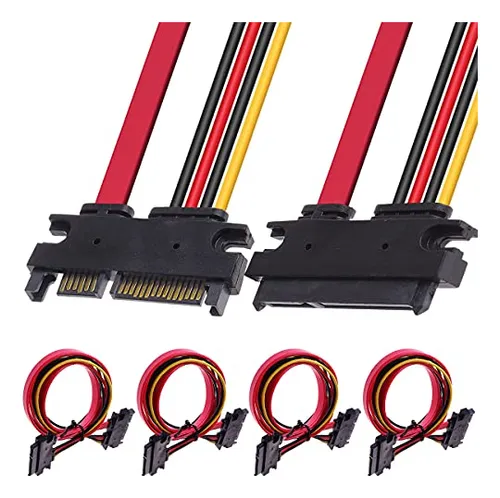 Cable Extensión Sata 22-pin Dkardu 4-pack - 50cm | Meses sin interés Cable Extensión Sata 22-pin Dkardu 4-pack - 50cm | Meses sin interés
