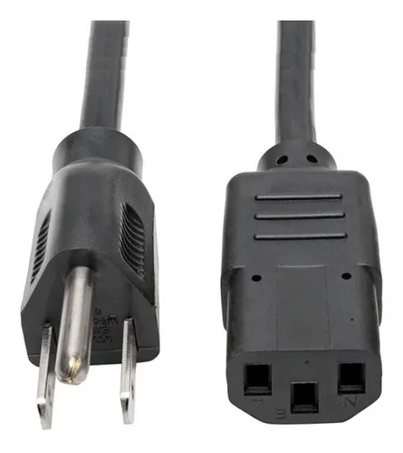 Pack 10pz Cable De Poder Corriente Computadora Pc Trifasico Pack 10pz Cable De Poder Corriente Computadora Pc Trifasico