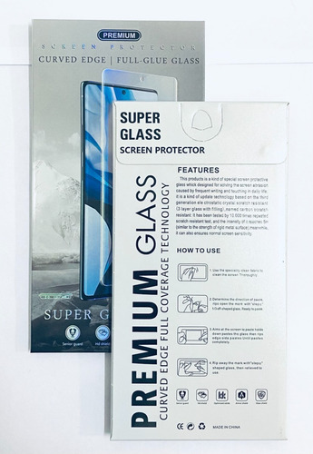 Lamina Completa Vidrio Curvo Full Pega Samsung S20 Ultra Cuotas Sin