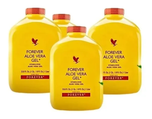Kit 4 Aloe Vera Gel Suco Babosa Natural Forever Frete Grátis