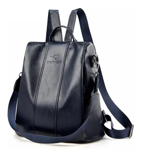 Mochila Feminina Anti-furto Couro Ecológico Anti-roubo | Parcelamento ... Mochila Feminina Anti-furto Couro Ecológico Anti-roubo | Parcelamento ...