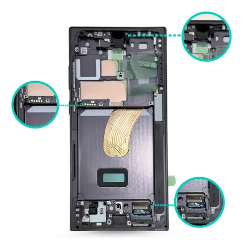 Tela Frontal Para Samsung S23 Ultra Super Oled Com Aro | Parcelamento ...