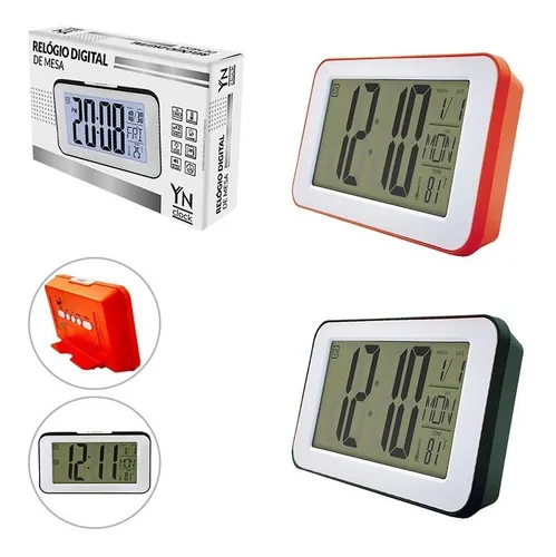Relógio Despertador Digital De Mesa 12/24hrs | MercadoLivre Relógio Despertador Digital De Mesa 12/24hrs | MercadoLivre