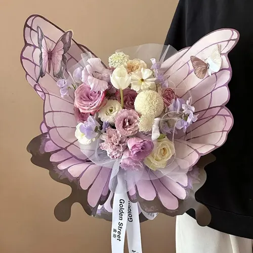 20 Hojas De Papel Mariposa Para Ramos Florería, Regalo, Bric | MercadoLibre