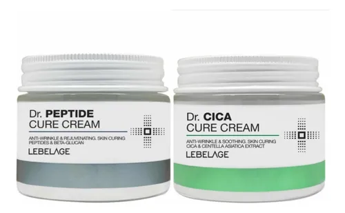 Crema Facial Coreana Antiarrugas Dr Cica And Dr Peptide 2pz