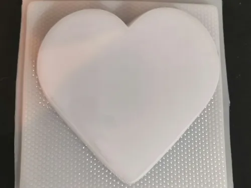 Molde De Corazón 3 Litros Para Gelatina Color Blanco Meses Sin Interés
