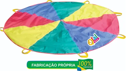 Brinquedo Paraquedas Lúdico Cooperativo 6m - Diversão | Parcelamento ... Brinquedo Paraquedas Lúdico Cooperativo 6m - Diversão | Parcelamento ...