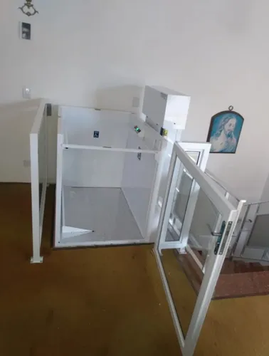 Plataforma Elevatória De Acessibilidade Meia Cabine Aço | Parcelamento ...