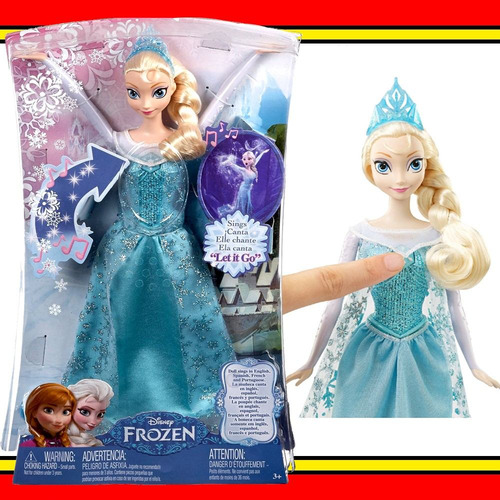 Boneca Disney Frozen Elsa Musical Mattel Mercado Livre