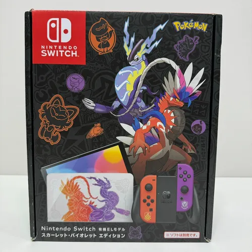 Nintendo Switch Desbloqueado Oled Edição Pokémon Scarlet Violet 128gb