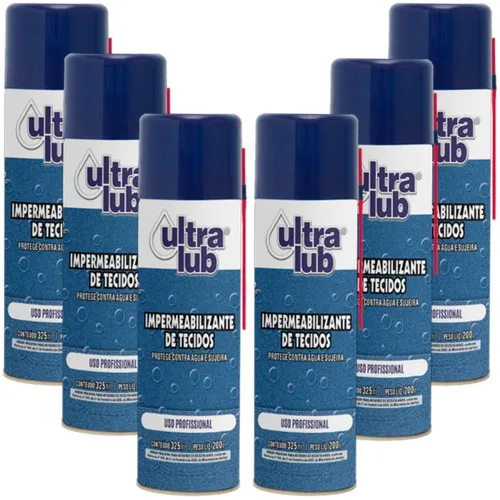 Kit 6 Impermeabilizante Spray Sofá Banco Tecidos Estofados ... Kit 6 Impermeabilizante Spray Sofá Banco Tecidos Estofados ...