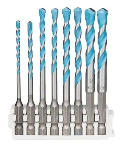 Jogo Brocas Bosch Hex-9 Multi Construction Maquifer Jogo Brocas Bosch Hex-9 Multi Construction Maquifer