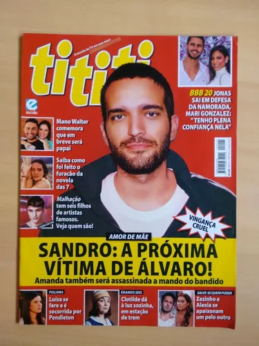 Revista Tititi 1092 Amor Mãe Mari Gonzalez Novelas 729z Parcelamento