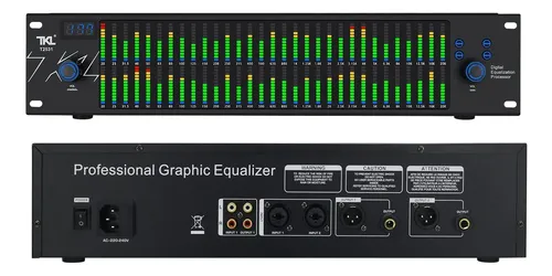 Procesador De Audio Con Ecualizador Gráfico Profesional Tkl | Envío gratis Procesador De Audio Con Ecualizador Gráfico Profesional Tkl | Envío gratis