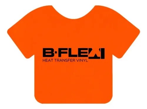 Vinil Fluorescente B-flex Color Naranja | MercadoLibre