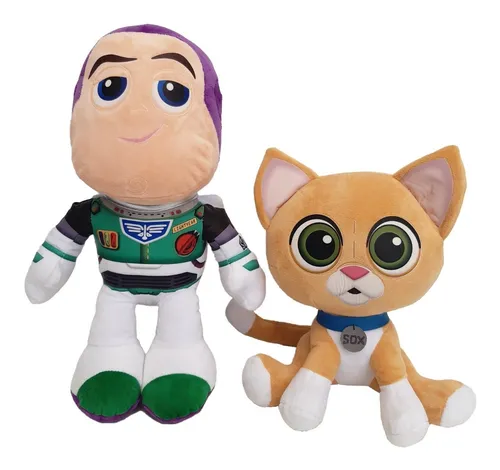 Buzz Lightyear 33 Cm Y Sox Gato 22 Cm Pareja Muñeco Peluche Cuotas