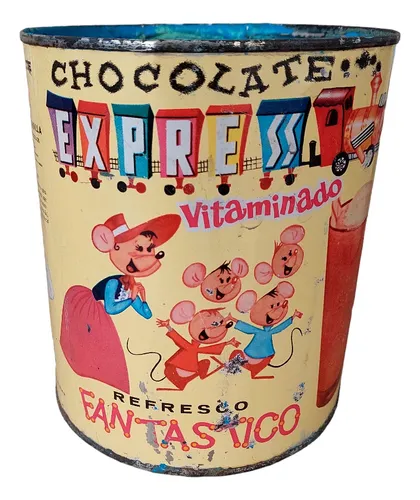 Lata De Chocolate Express Vitaminado Refresco Fantastico 60s | MercadoLibre