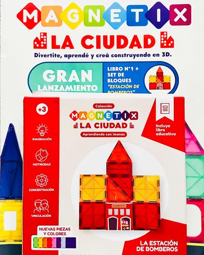 Colección Magnetix La Ciudad N° 1 Estacion De Bomberos