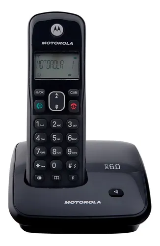 Telefone Motorola Telefone Sem Fio Motorola sem fio - cor preto Telefone Motorola Telefone Sem Fio Motorola sem fio - cor preto