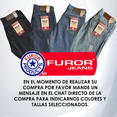 Pantalón Furor Mezclilla Maverick Paquete X4 Pantalones | Meses sin ...