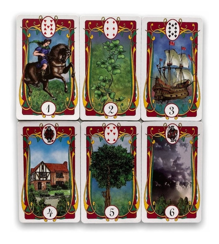Baralho De Cartas Ciganas Lenormand 36 Cartas E Manual Tarot Parcelamento Sem Juros