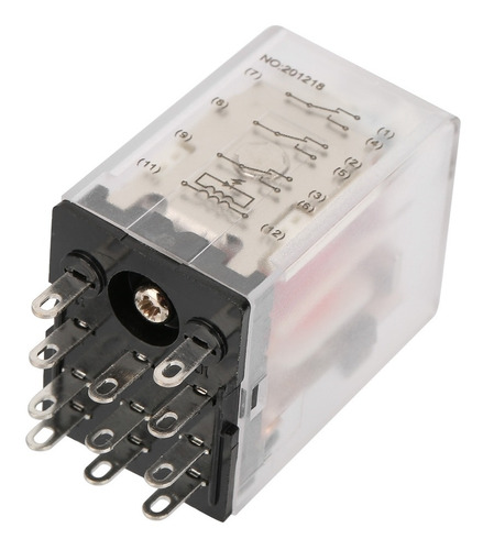 Relé Eletromagnético De Relé Intermediário De 11 Pinos | Parcelamento ...