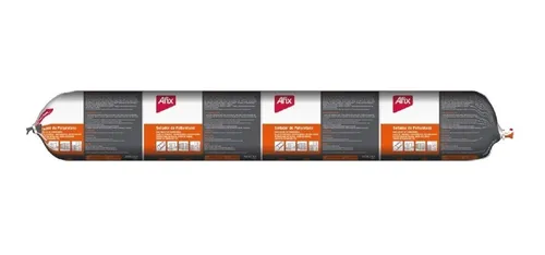 Sellador De Poliuretano Afix Salchicha 600ml Gris Sellador De Poliuretano Afix Salchicha 600ml Gris