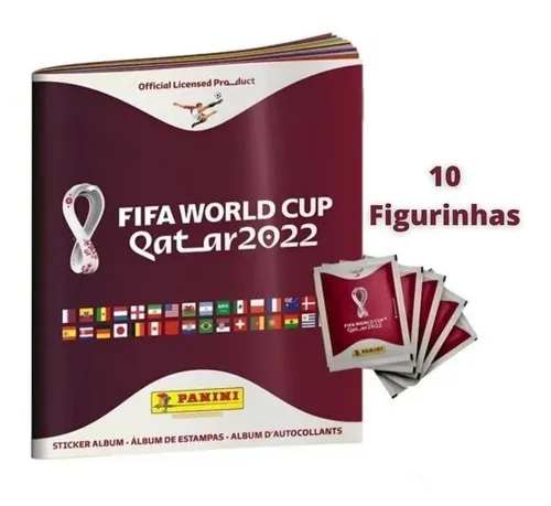 Álbum De La Copa Mundial Panini De Catar 2022 Con 10 Figuras Mercadolibre