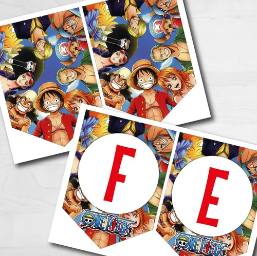 Banderines Imprimibles Feliz Cumple One Piece en venta en Olavarría ... Banderines Imprimibles Feliz Cumple One Piece en venta en Olavarría ...