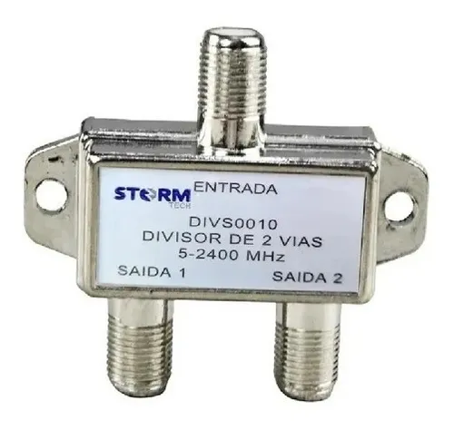 Adaptador Divisor De Cabo Coaxial 1x2 Antena E Tv | MercadoLivre Adaptador Divisor De Cabo Coaxial 1x2 Antena E Tv | MercadoLivre
