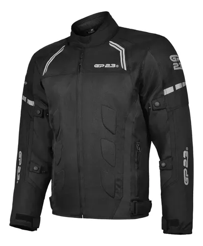 Campera Para Moto Gp23 Cordura Con Protecciones Gmbks Negro Lisa Xl ...