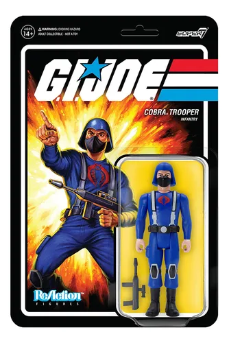 Gi Joe Cobra Trooper H Back Pink Infantry Soldier Villian Parcelamento Sem Juros
